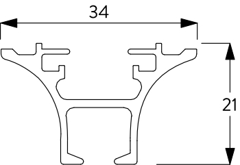 Silent Gliss 6820 80mm Wave System Curtain Track | Curtain Tracks