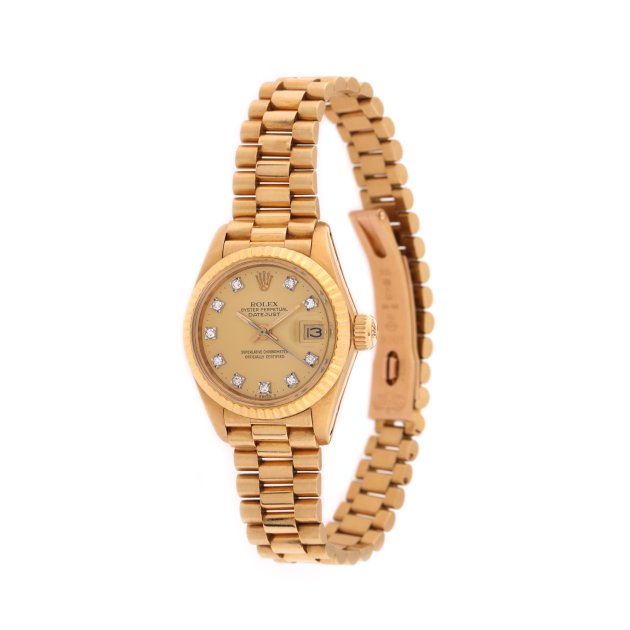 Ceas Rolex Datejust, din aur, de mână, de damă - "The Perfect Pair ...