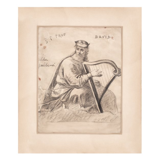 Sfântul Prooroc David - Licitația de Crăciun - Artă Sacră #525/2023