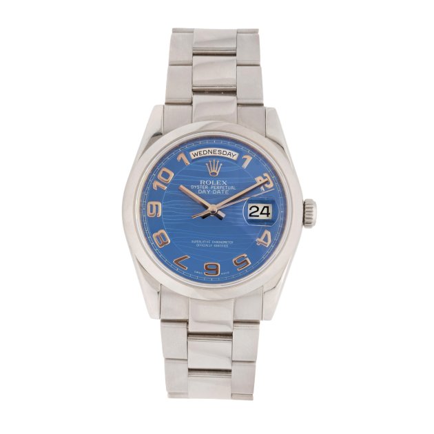 Ceas Rolex Day Date, din aur alb, de mână, unisex - Licitația de ...