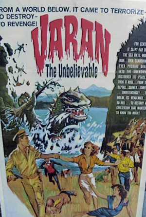 Película: Varan the Unbelievable (1962) | abandomoviez.net