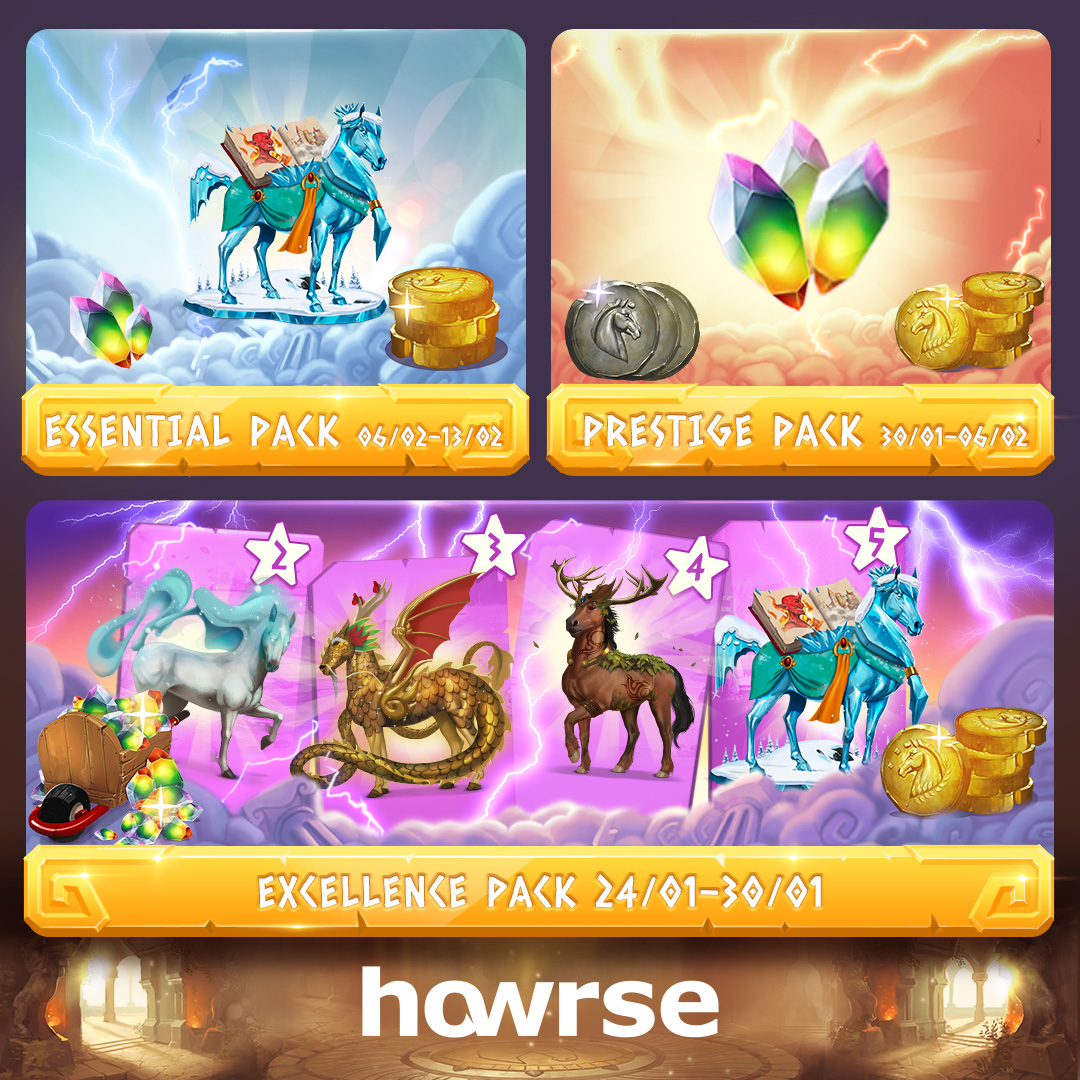 New Packs for the Ascent of Olympus - Howrse