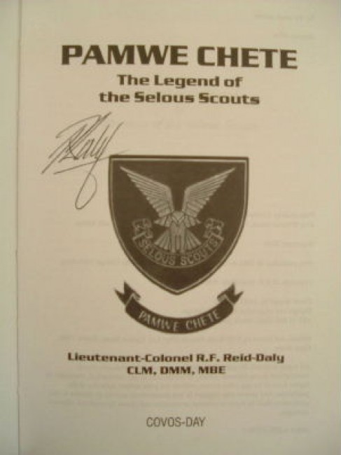 Pamwe Chete: The Legend Of The Selous Scouts - Signed Copy - Auction #4 ...