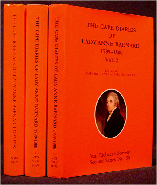 The Cape Journals Of Lady Anne Barnard (3 Volumes) - Auction #1 ...