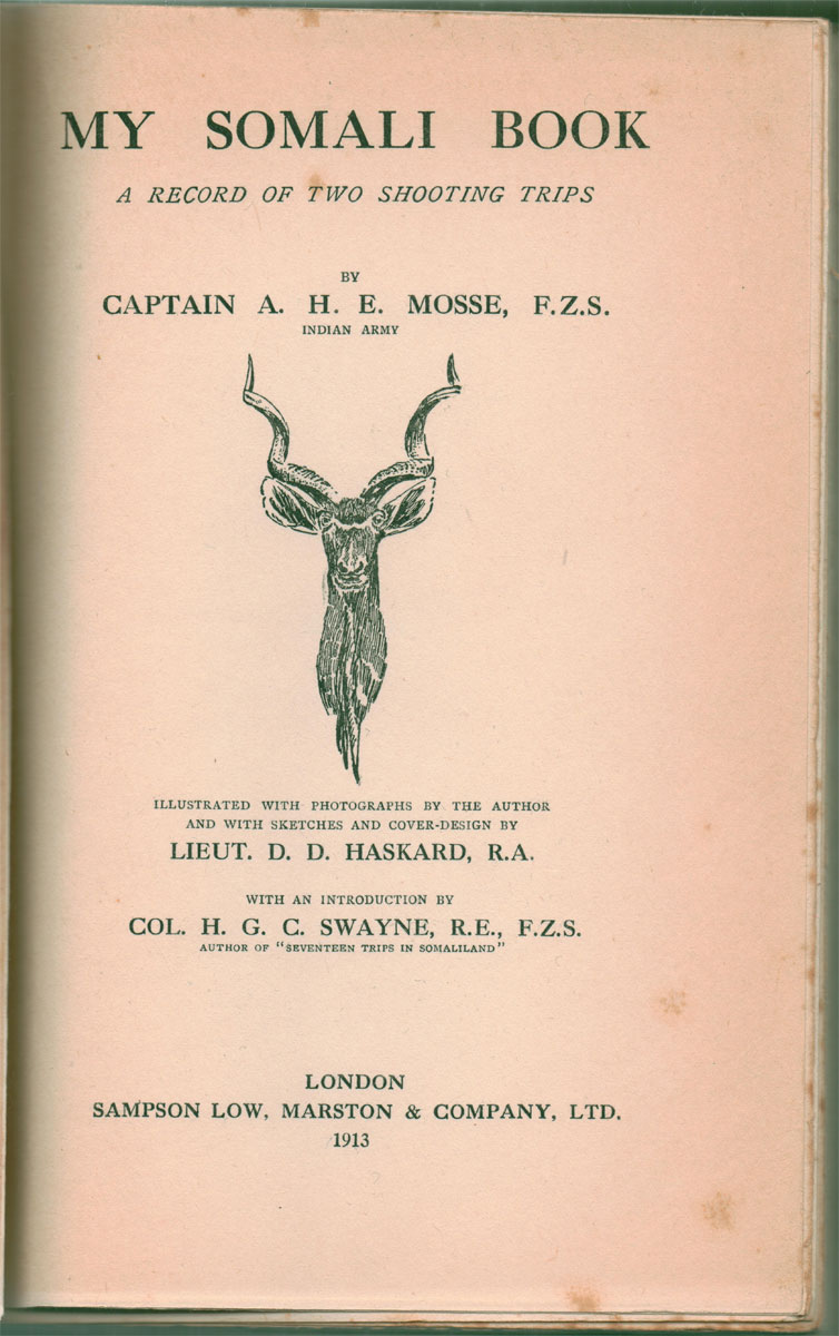 My Somali Book - Auction #10 | AntiquarianAuctions.com