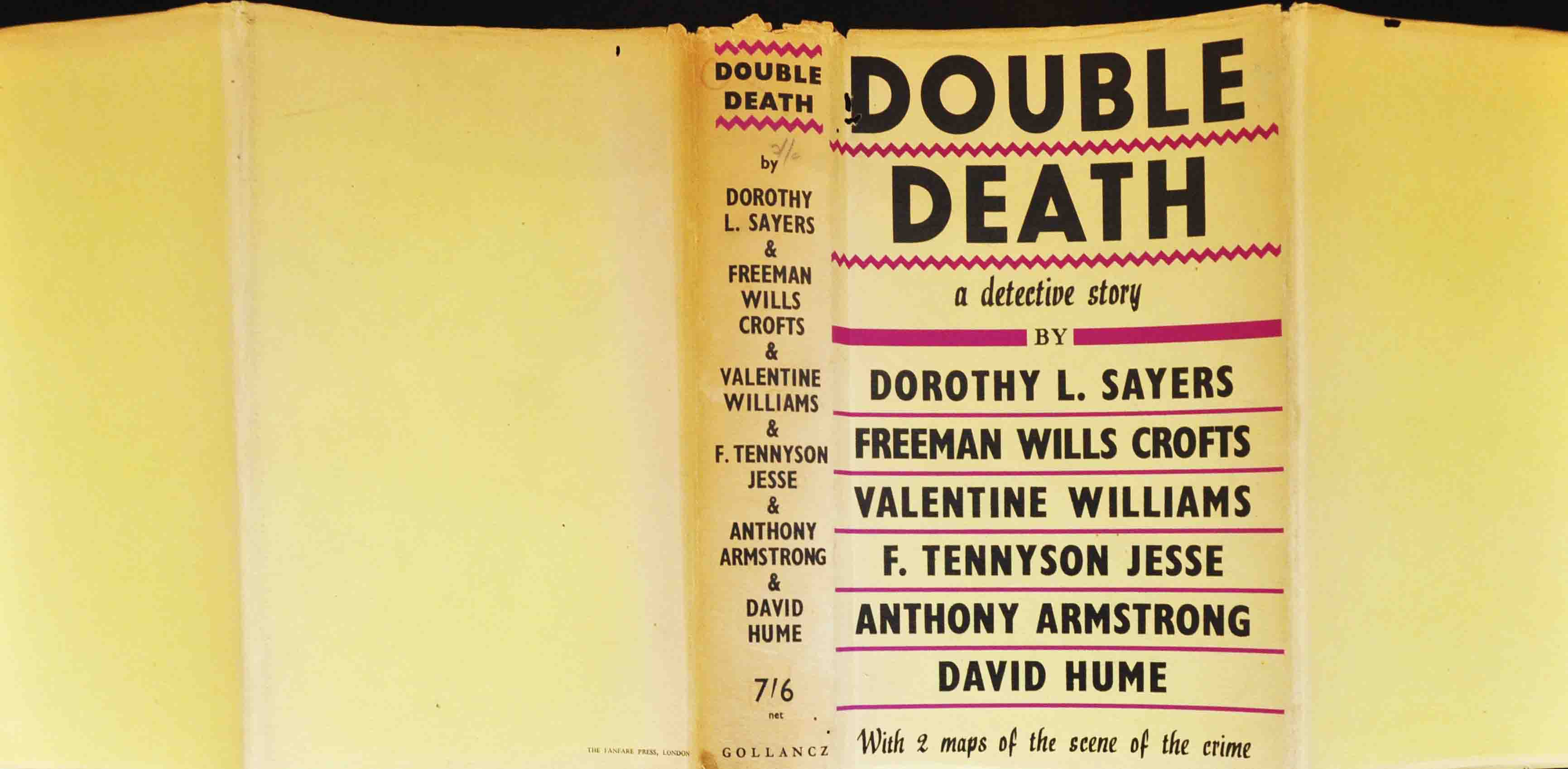 Double Death - Scarce 1st. Edition In Dw. Dorothy Sayers Et.al ...