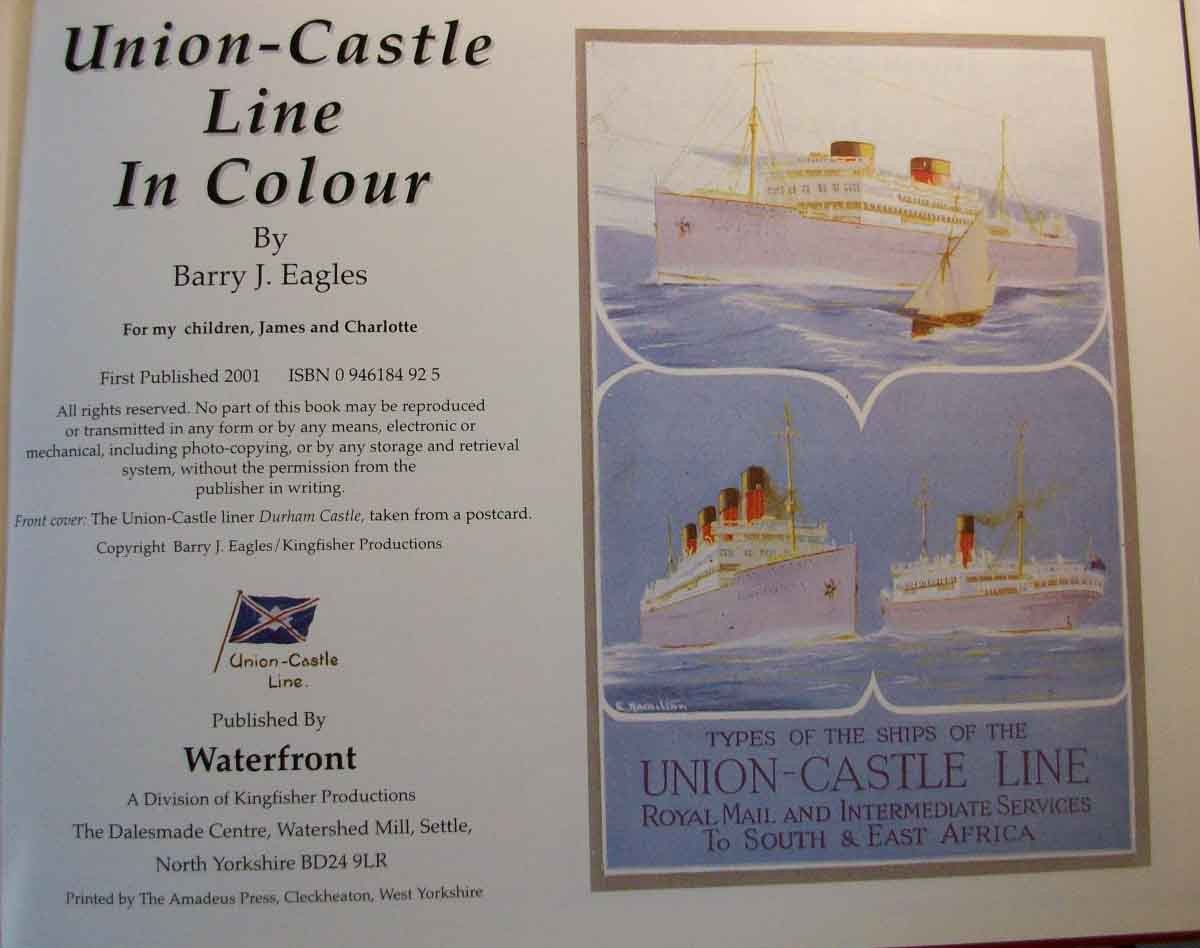 Union-castle Line In Colour - Auction #42 | AntiquarianAuctions.com