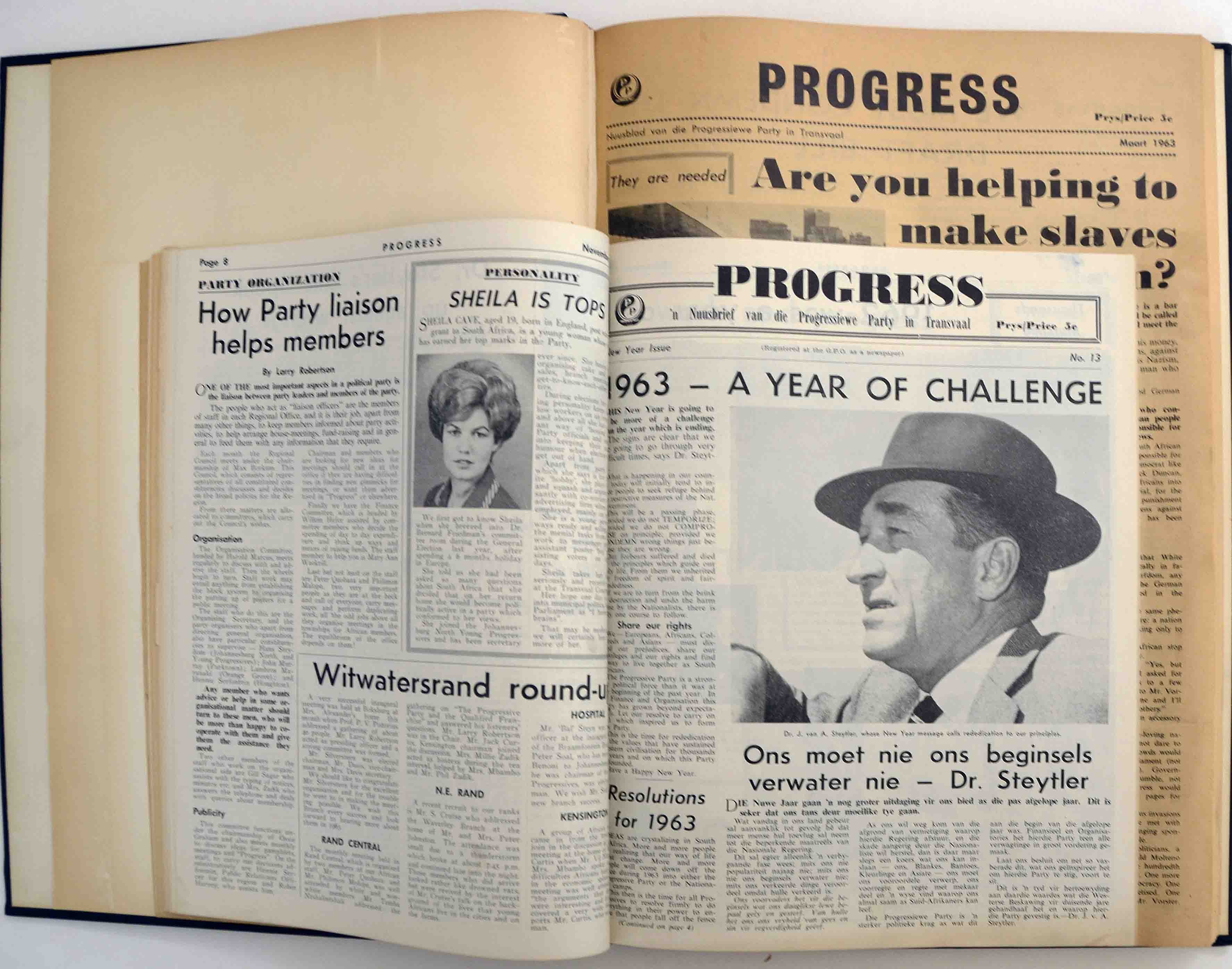 Progress - Newspaper Of The Progressive Party - Auction #45 ...