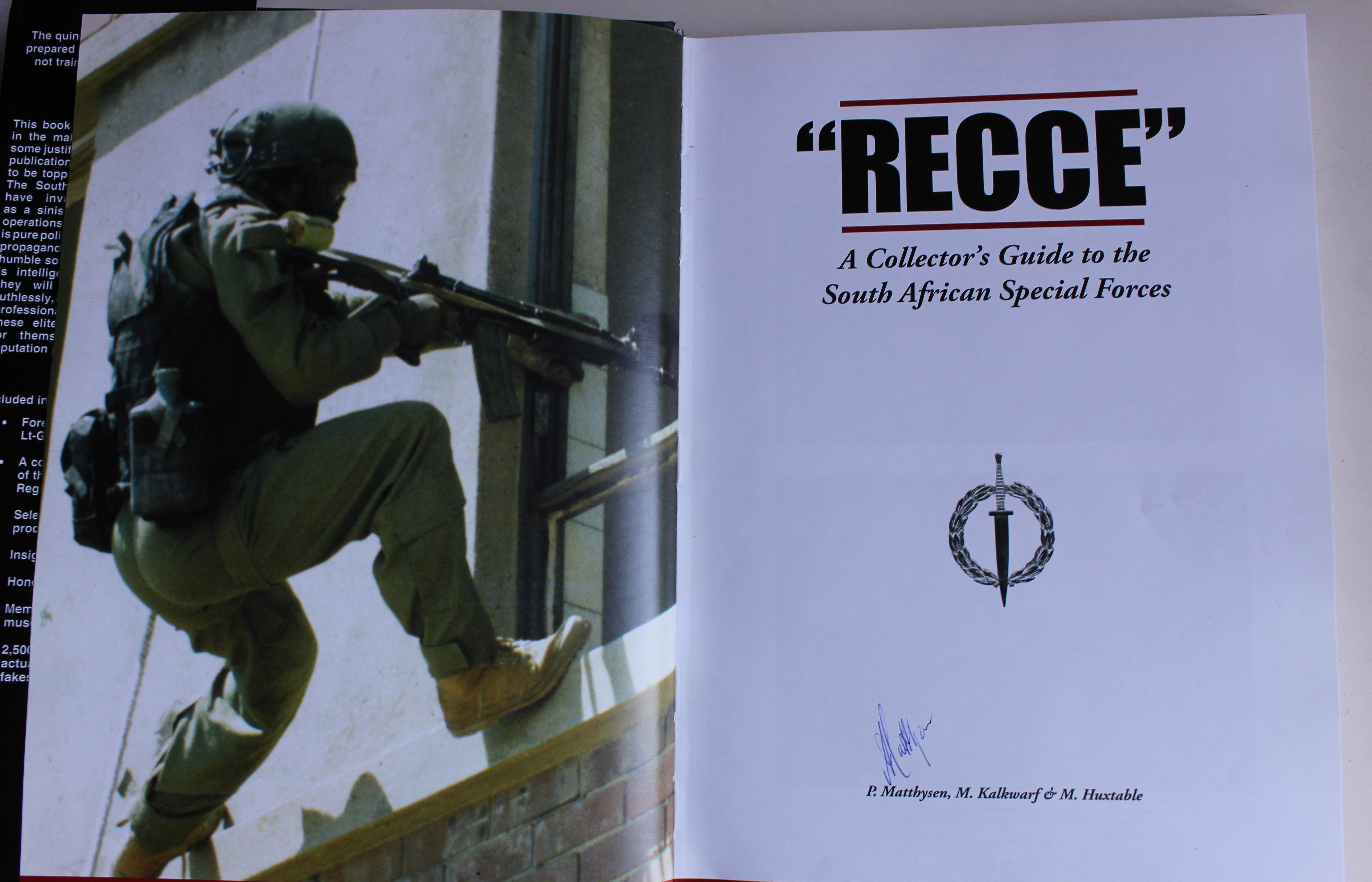"recce" A Collector's Guide To The South African Special Forces ...