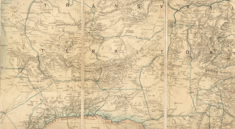 Map Of The Transvaal And The Surrounding Territories - Auction #71 ...