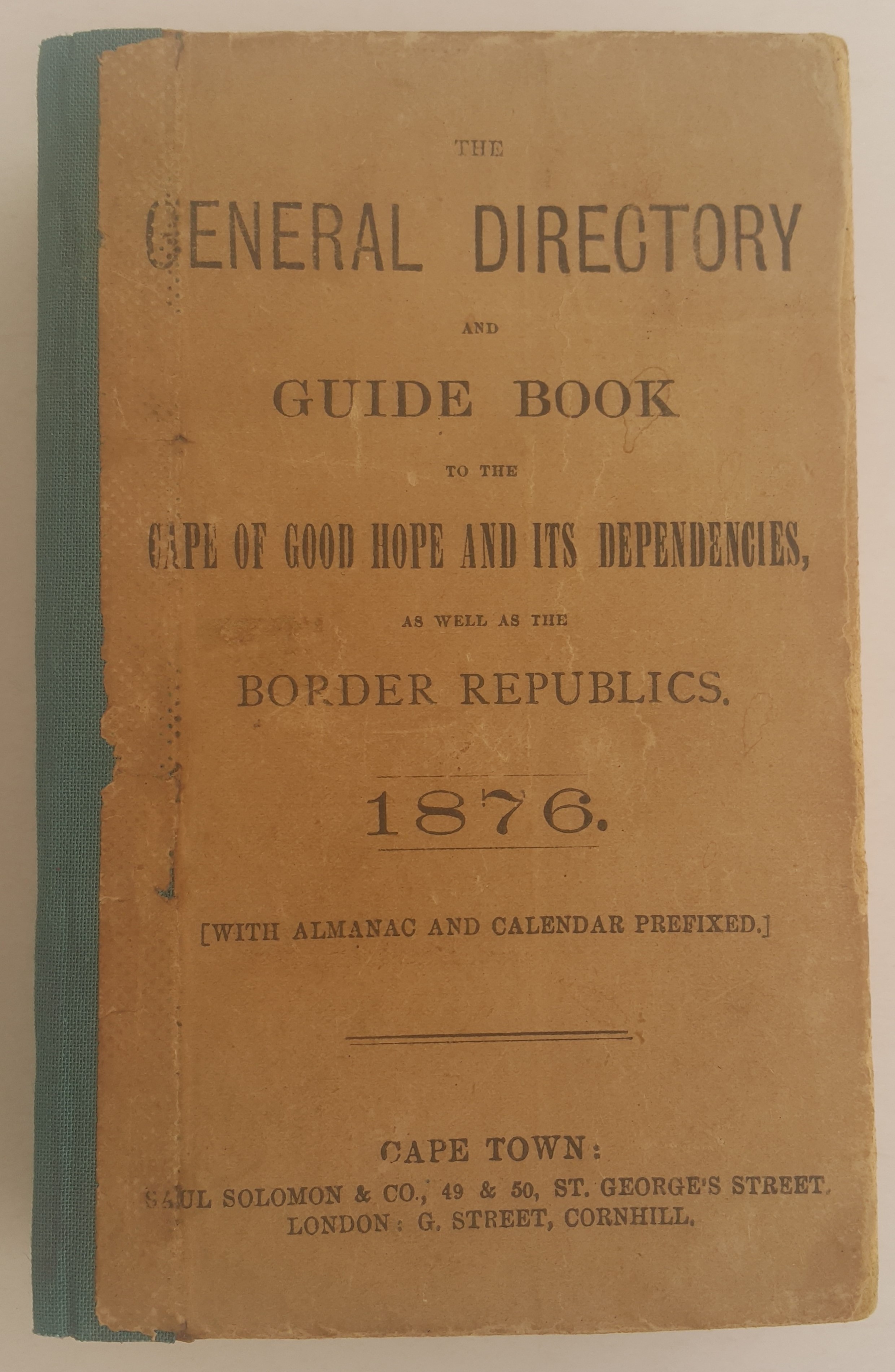 The General Directory & Guide Book For 1876. - Auction #74 ...