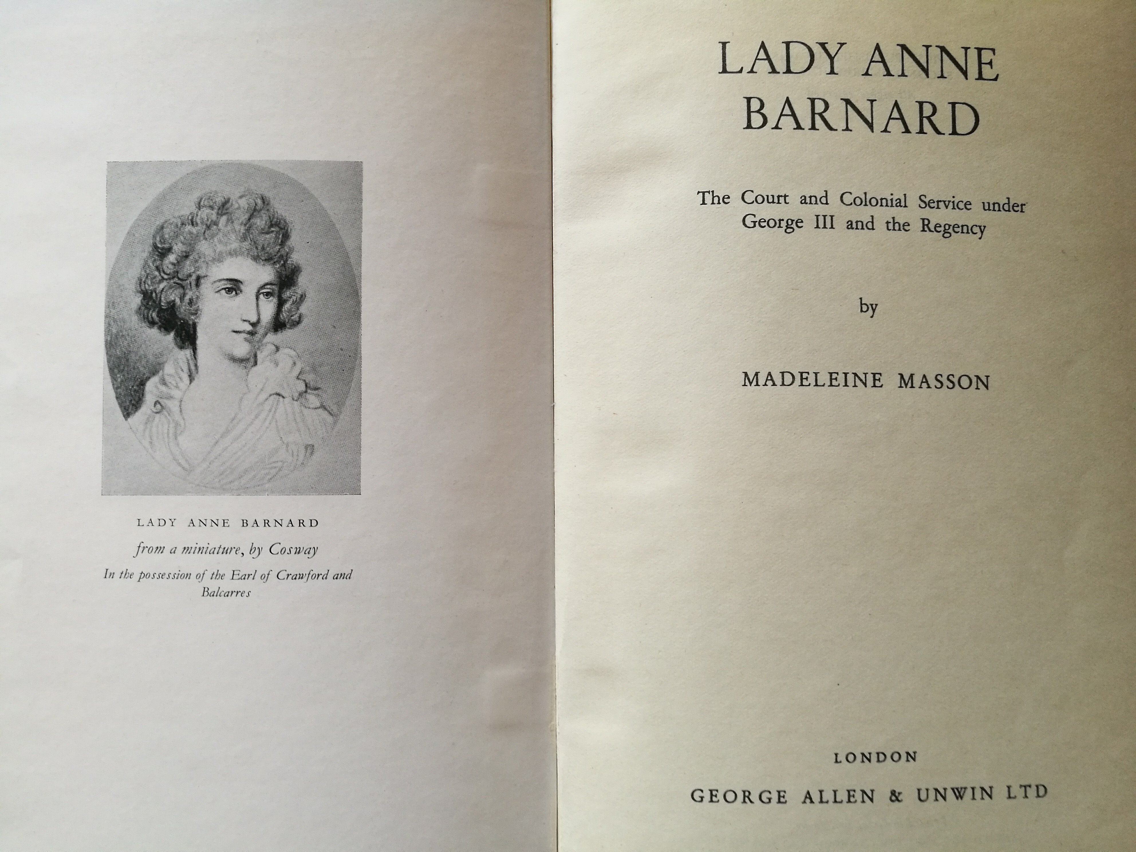 Small Lady Anne Barnard Collection - Auction #79 | AntiquarianAuctions.com