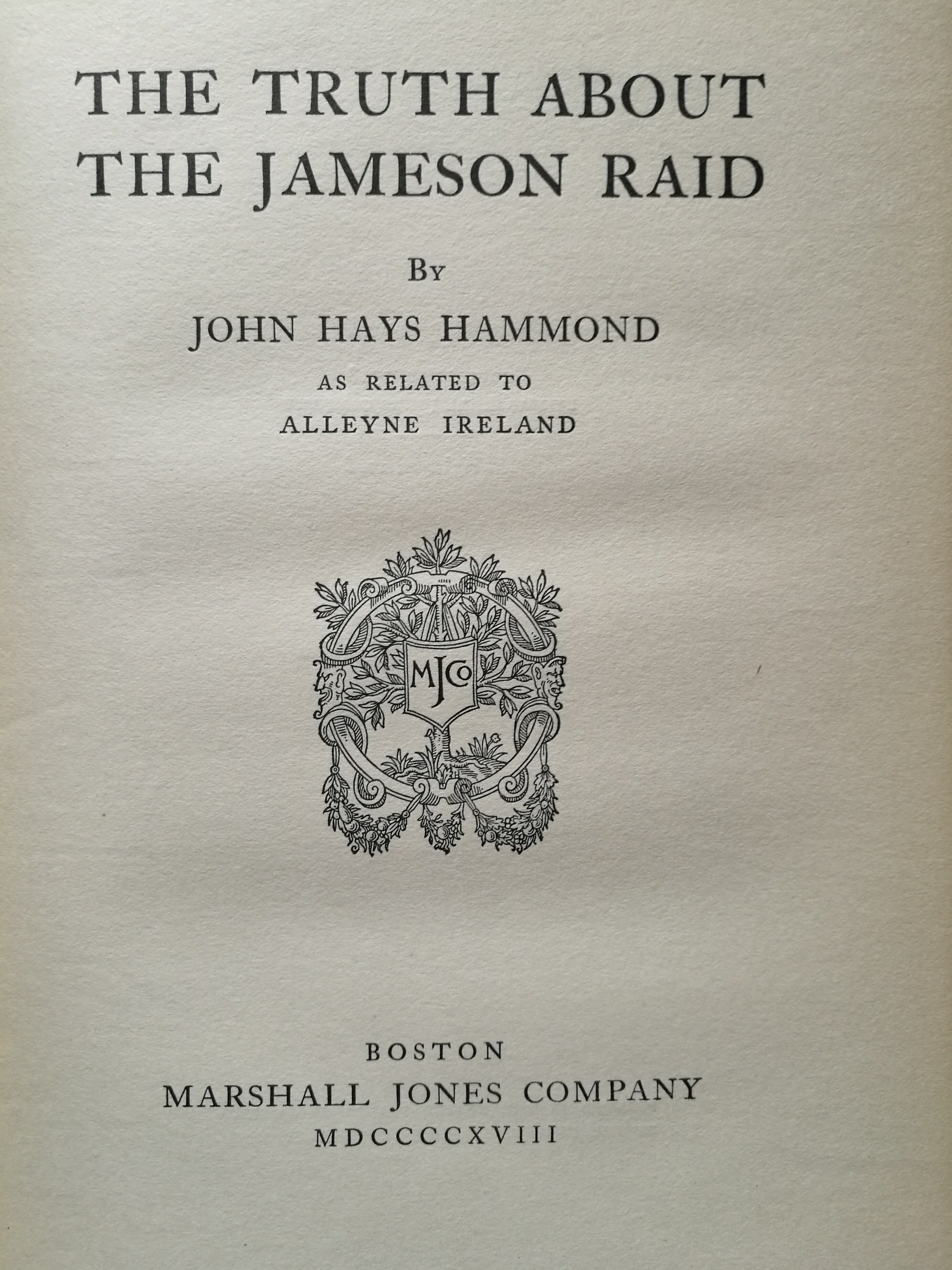 1. The Jameson Raid (1951) 2. The Truth About The Jameson Raid As ...