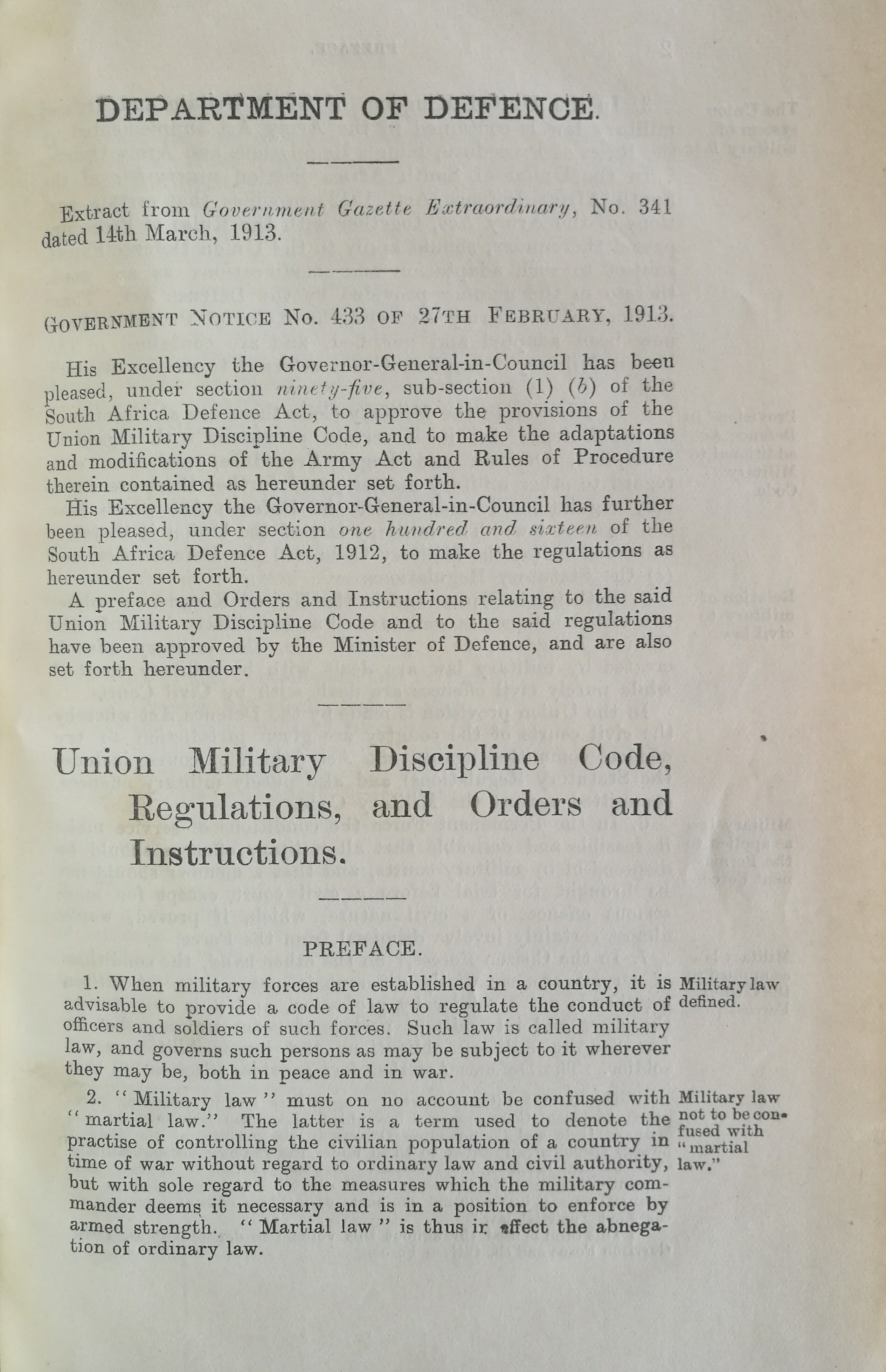Union Military Discipline Code, Regulations, And Orders And ...