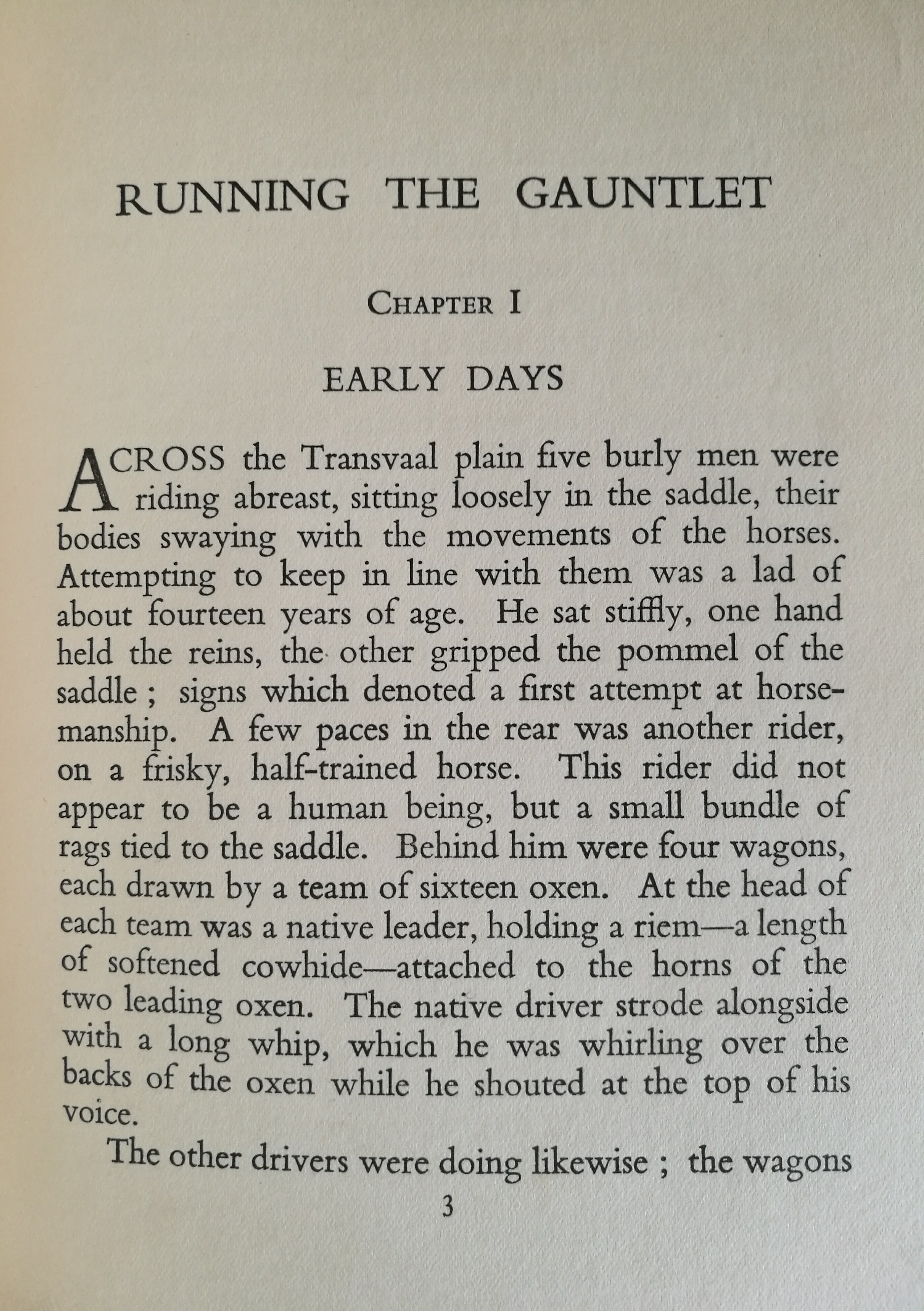 Running The Gauntlet (two Copies: First Edition,1935, And 1990 Reprint ...