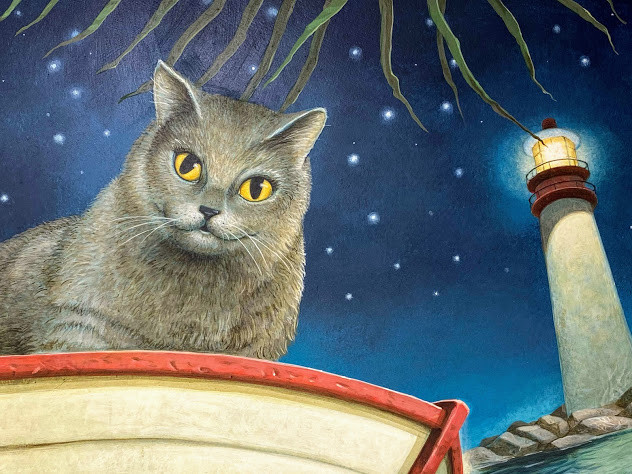 The Lighthouse, The Cat, And The Sea. A Tropical Tale. - Inscribed Book ...