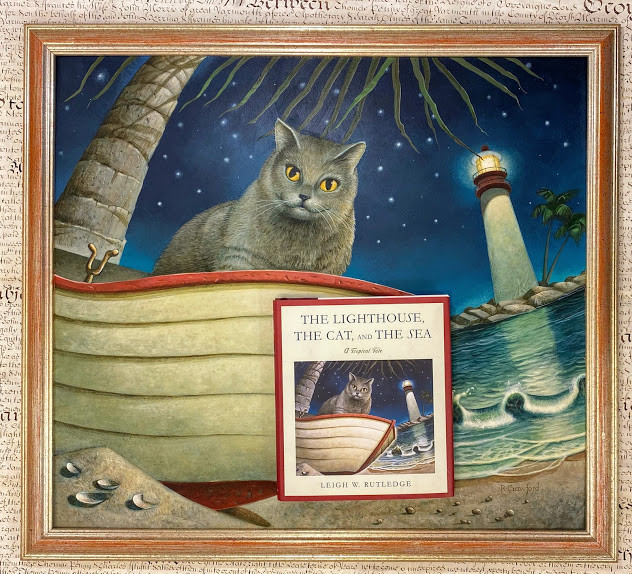 The Lighthouse, The Cat, And The Sea. A Tropical Tale. - Inscribed Book ...