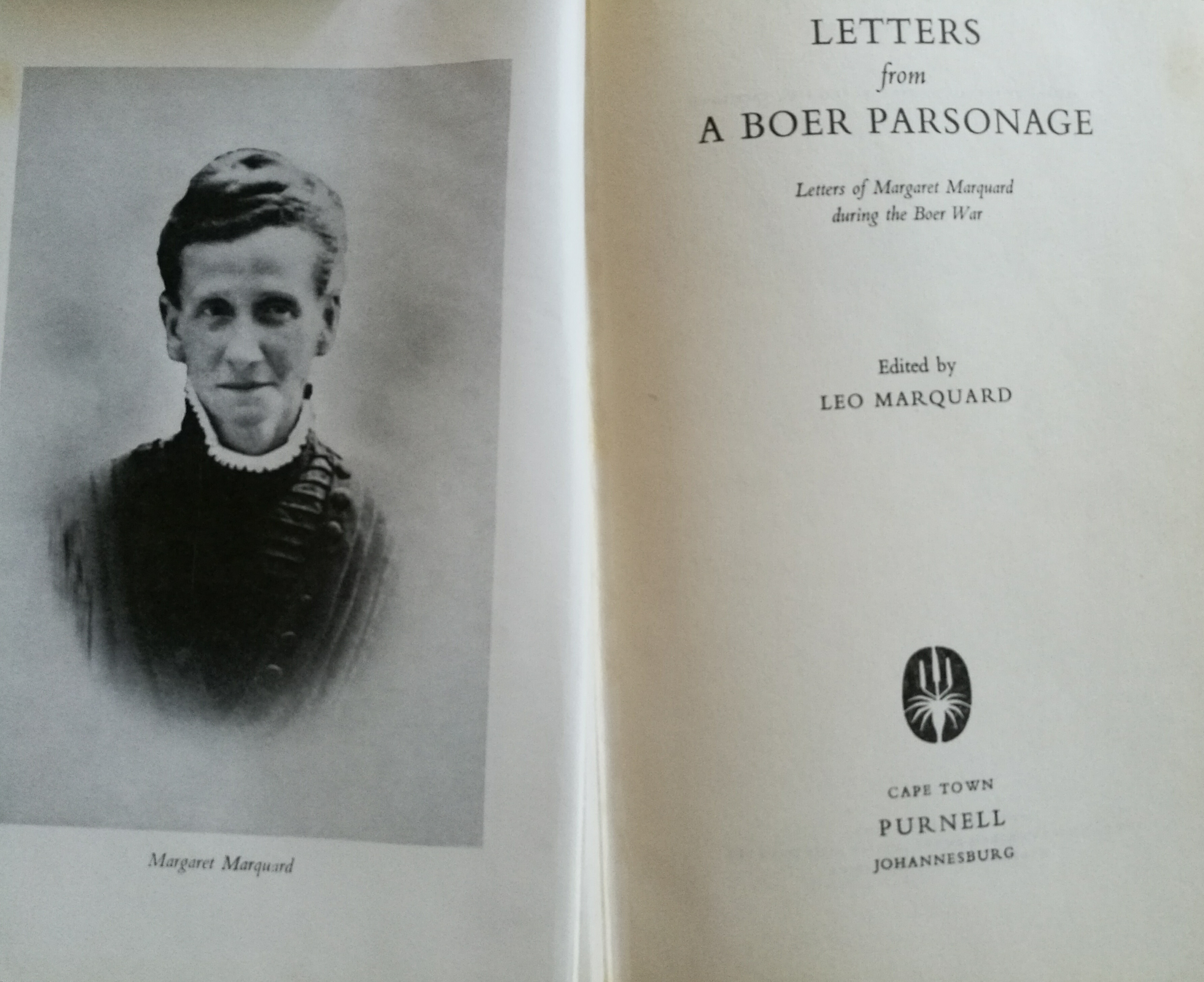 Letters From A Boer Parsonage - Auction #83 | AntiquarianAuctions.com