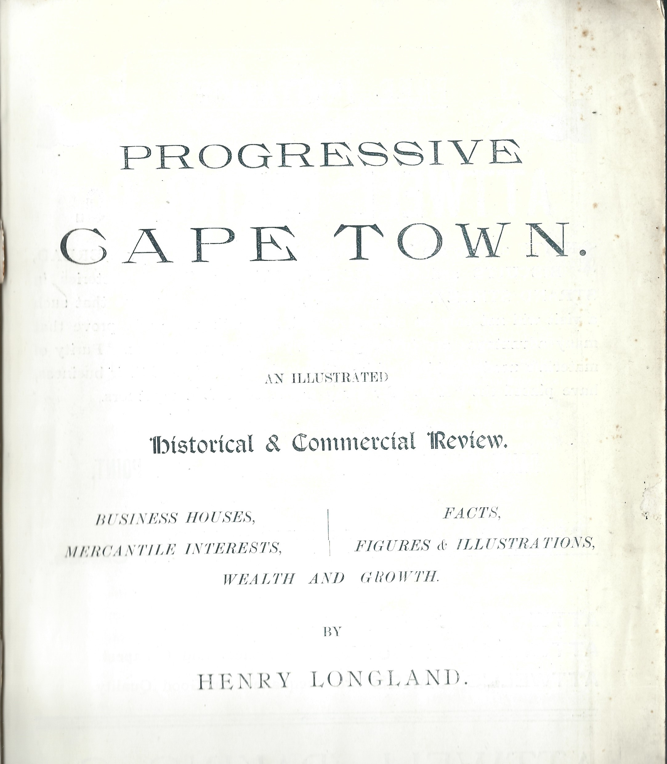 Progressive Cape Town - Auction #87 | AntiquarianAuctions.com