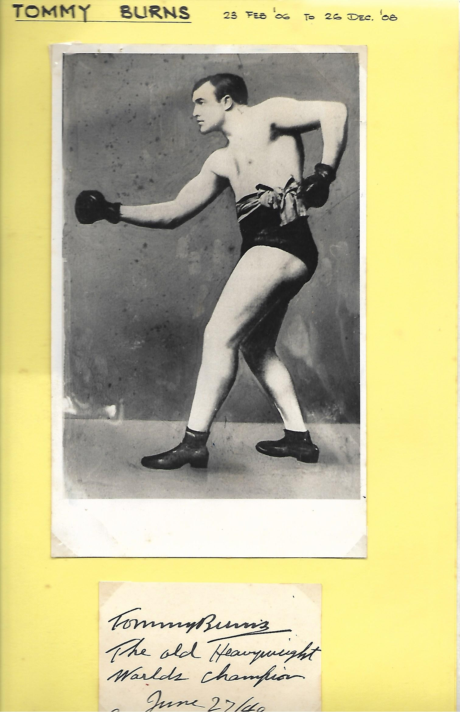 Album Of Heavyweight Boxing Champions - Many Original Autograph ...