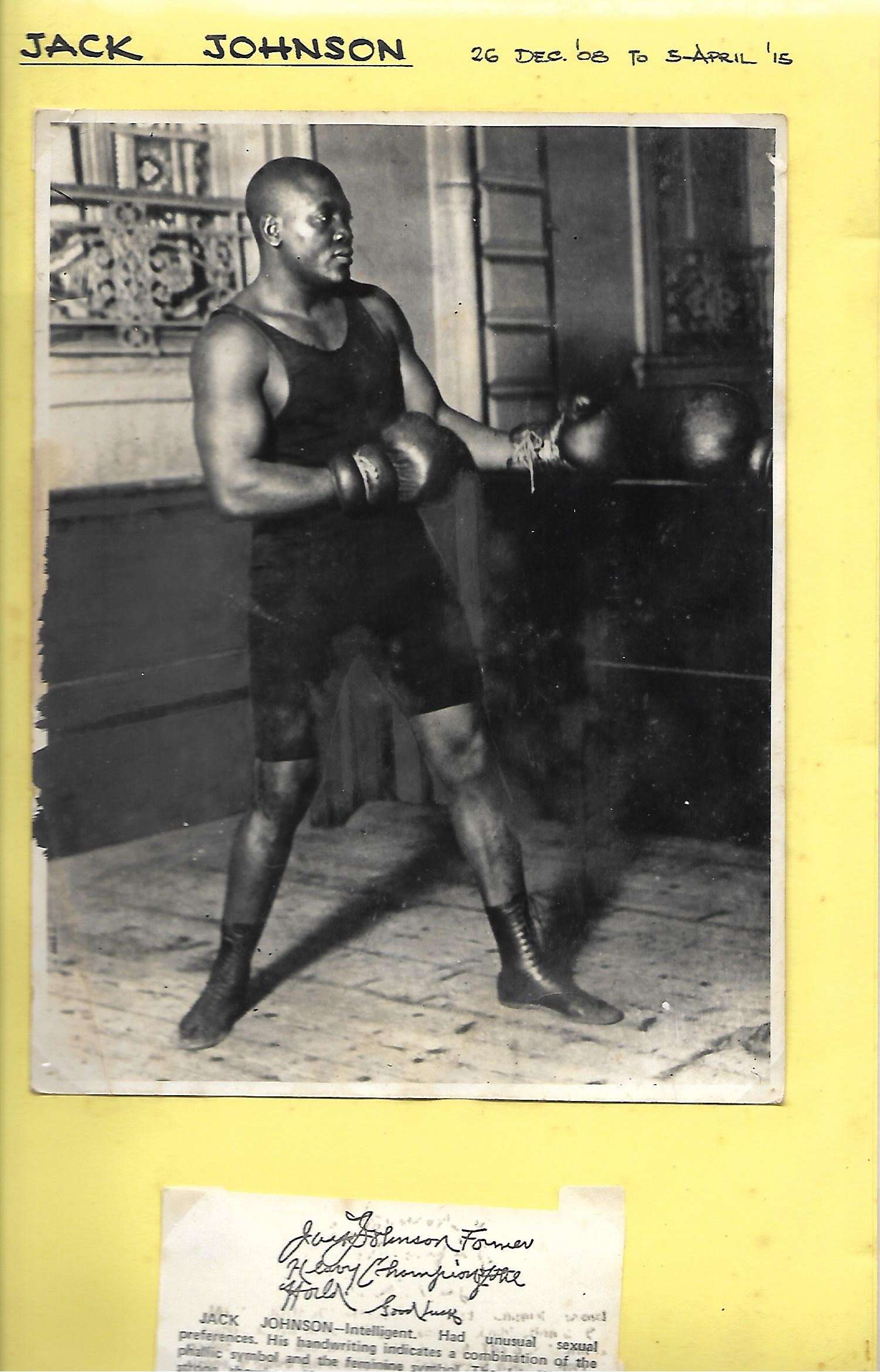 Album Of Heavyweight Boxing Champions - Many Original Autograph ...