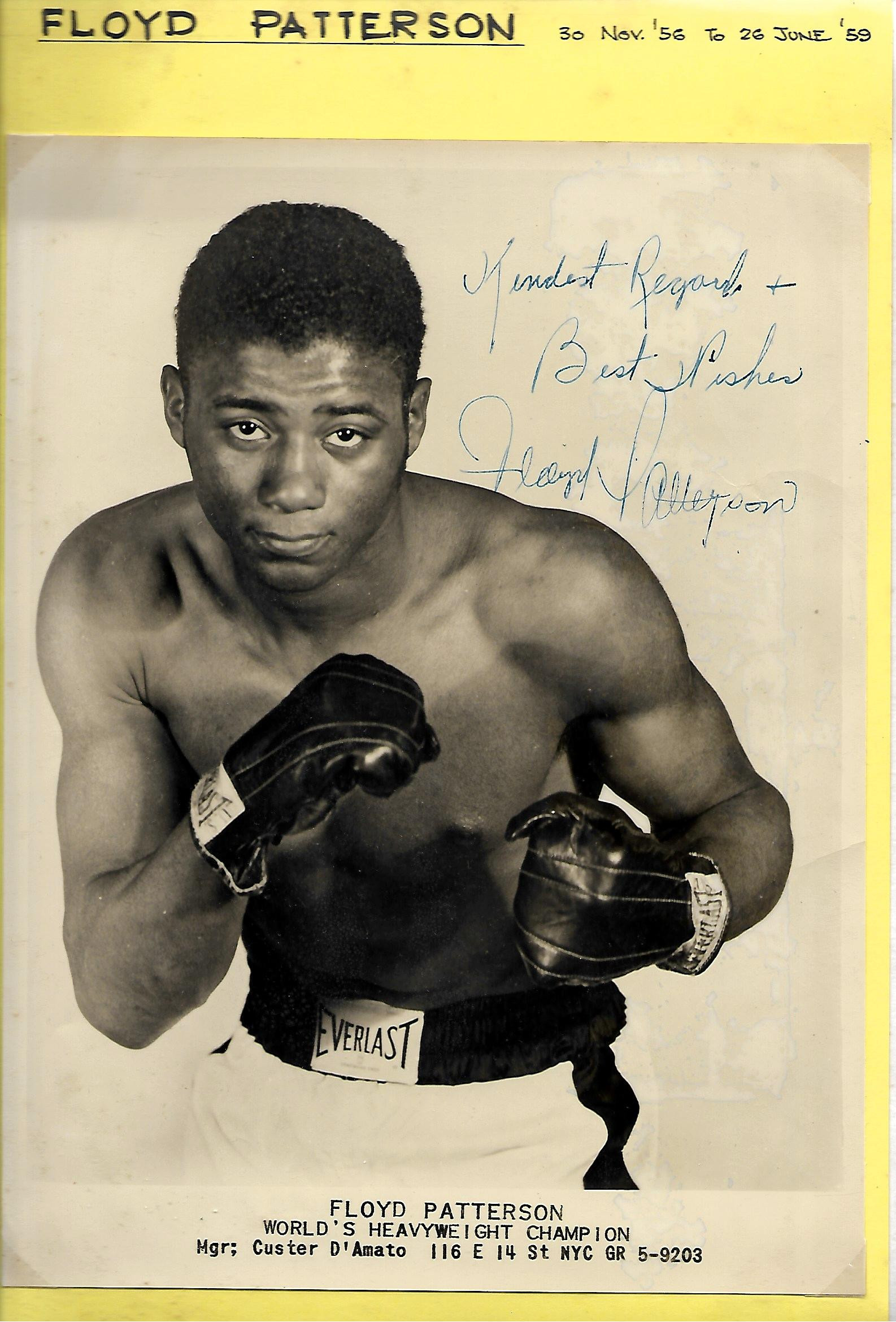 Album Of Heavyweight Boxing Champions - Many Original Autograph ...