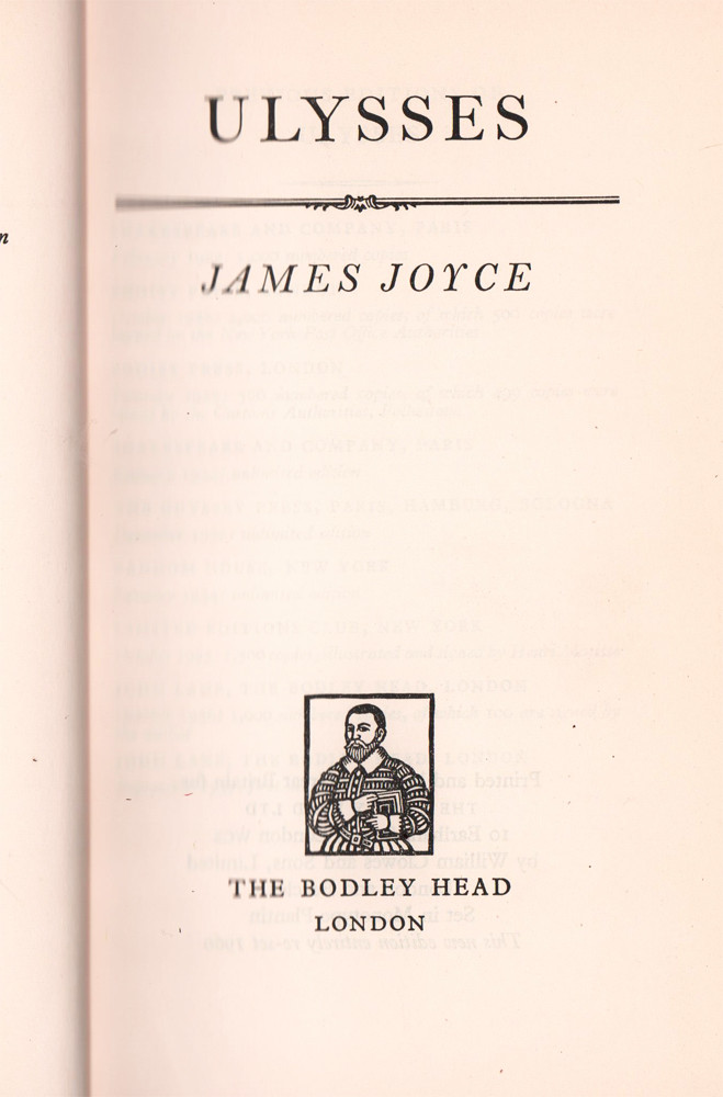 Ulysses - Auction #90 | AntiquarianAuctions.com