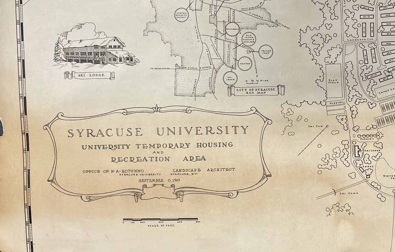 [pictorial Maps] Syracuse University And Environs, Official Map Showing ...