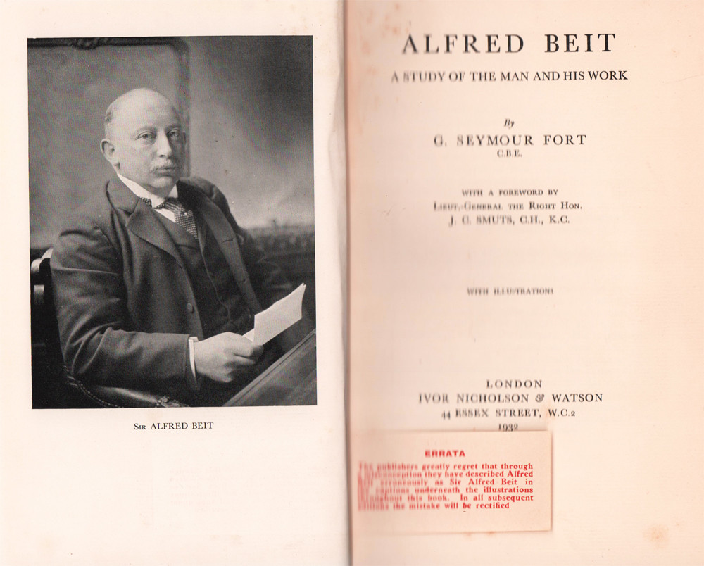 Alfred Beit - Auction #92 | AntiquarianAuctions.com