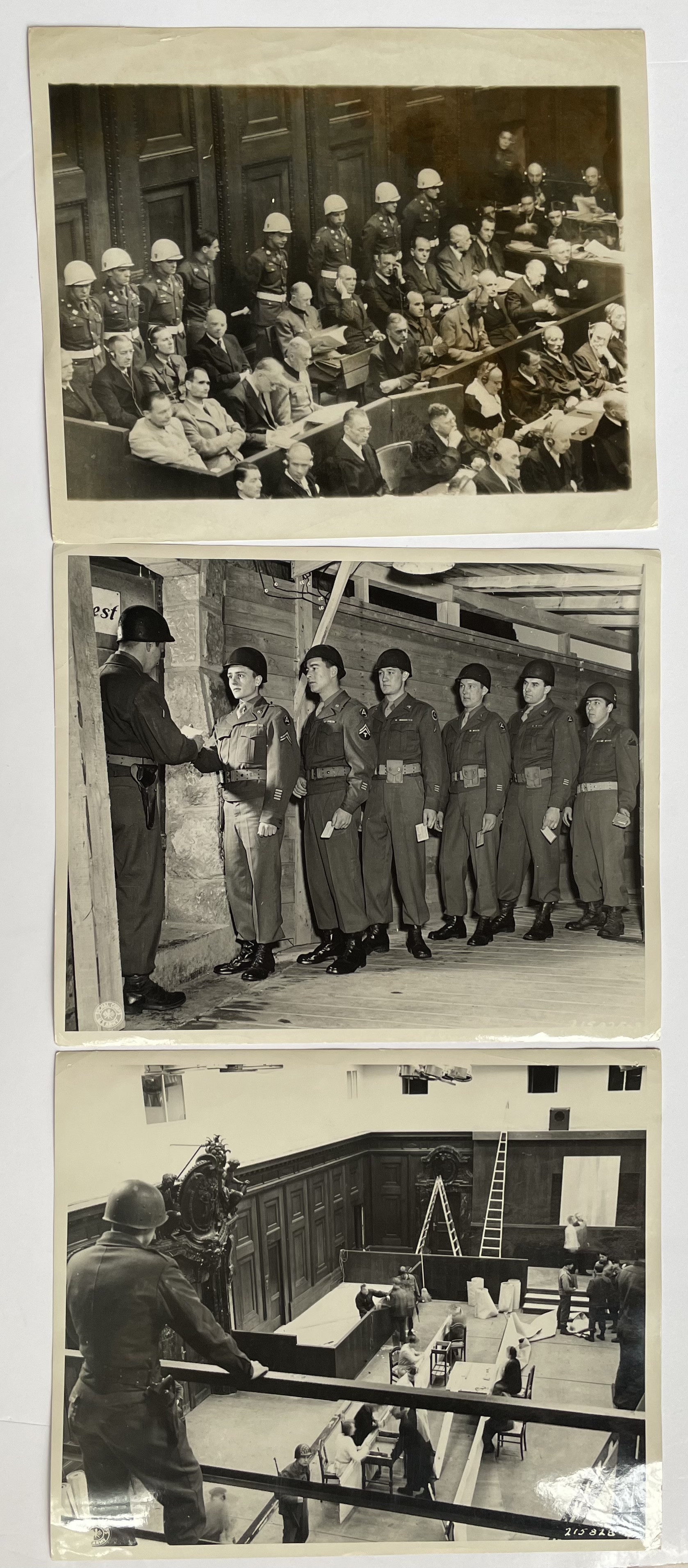 1946 Photos The Nuremberg Trial, Hermann Goering, Rudolf Hess, Joachim ...