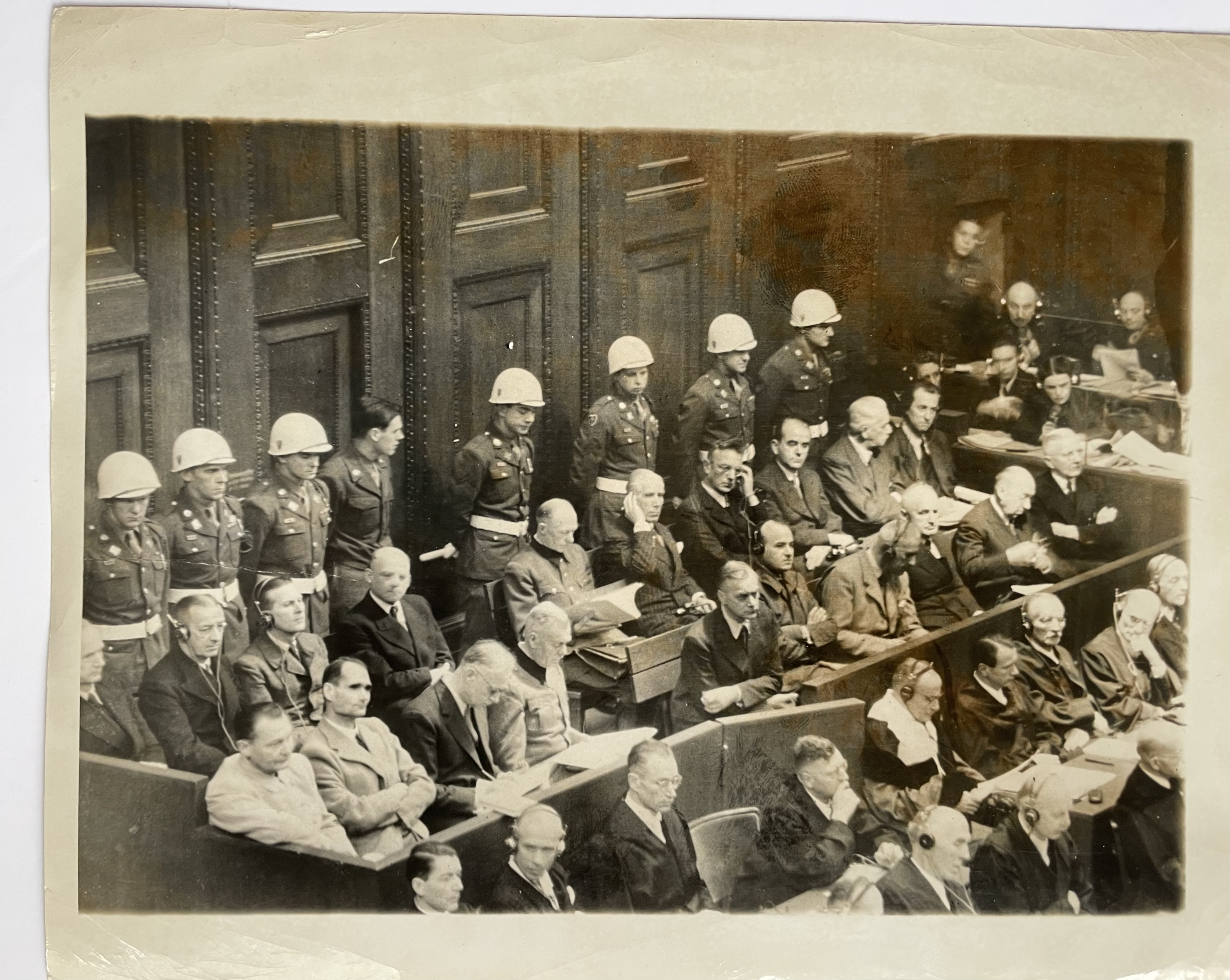 1946 Photos The Nuremberg Trial, Hermann Goering, Rudolf Hess, Joachim ...