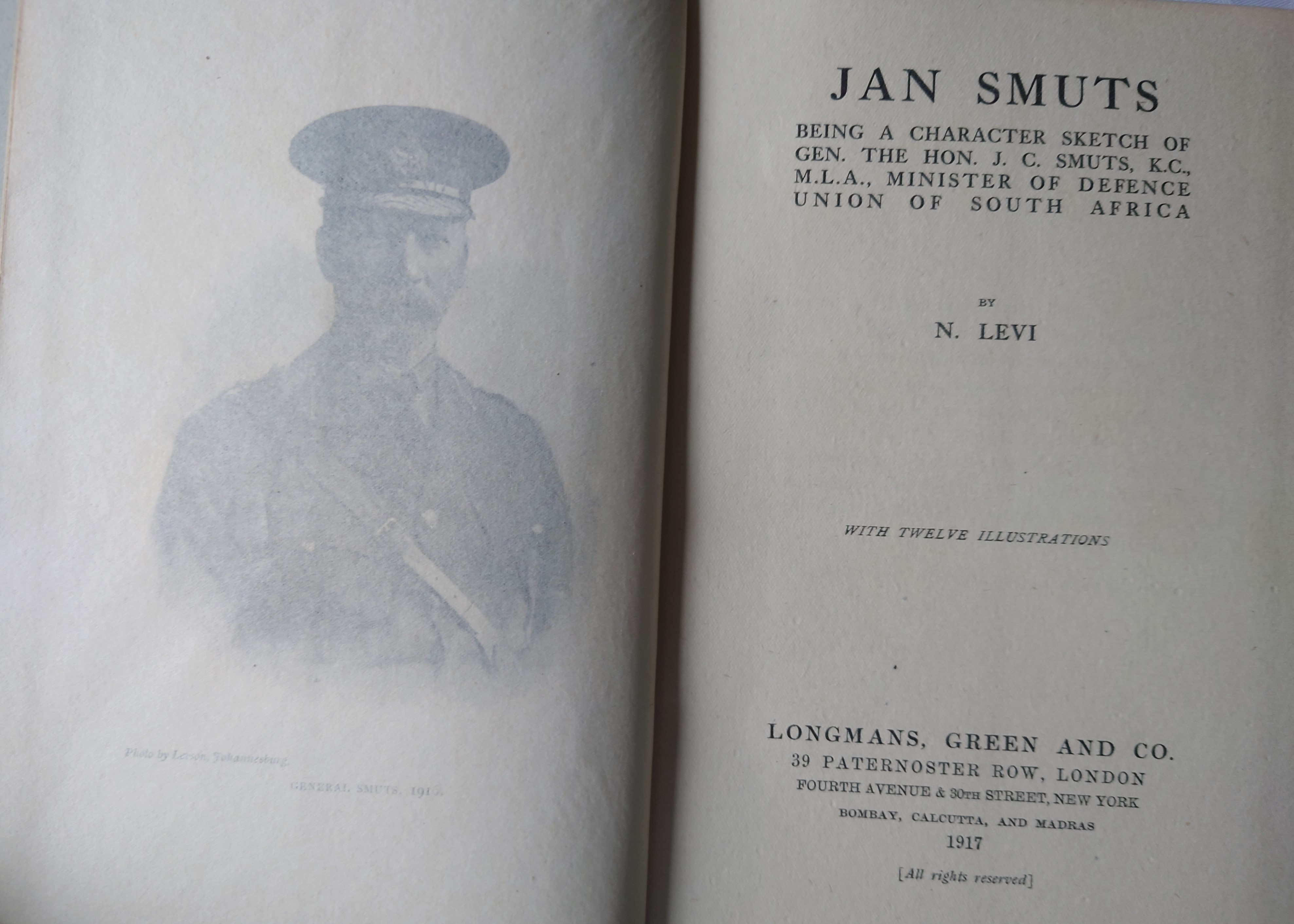 Jan Smuts: Being A Character Sketch Of Gen. The Hon. J. C. Smuts, K.c ...