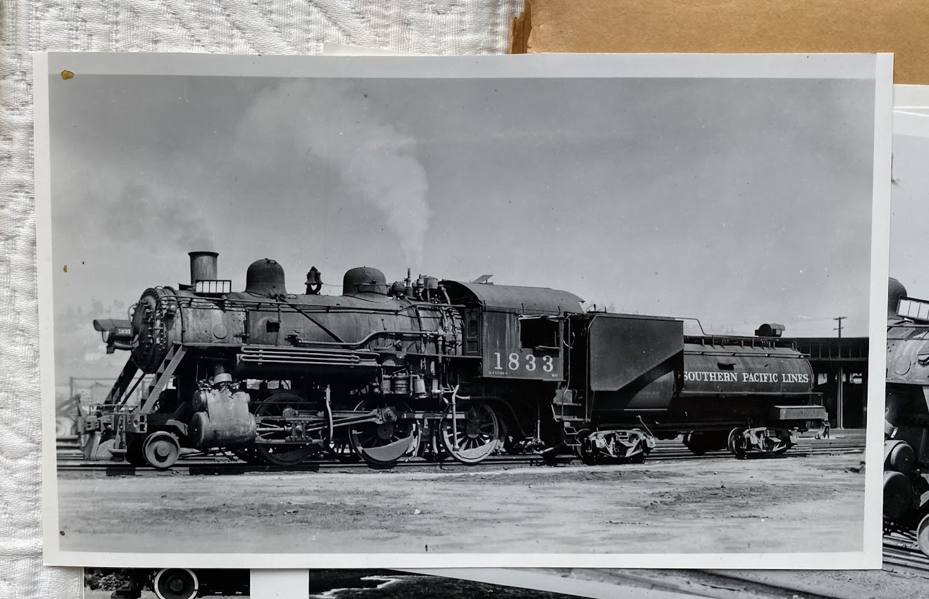 Railroad Photographs: Vintage Images Of Southern Pacific Steam Engines ...