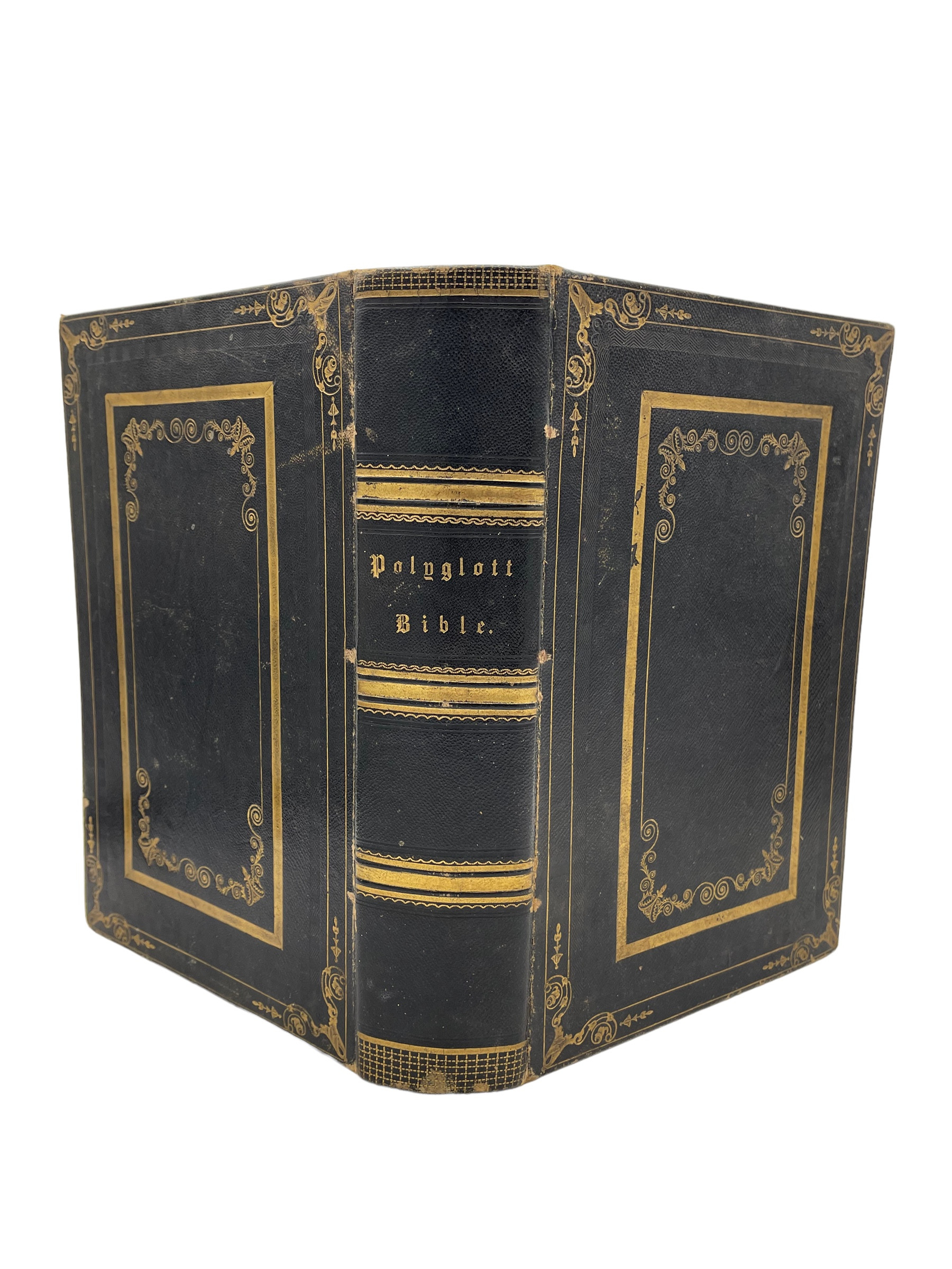 [bible] 1843 Ny Polyglott Bible, Fowler Family, Full Leather - Auction ...