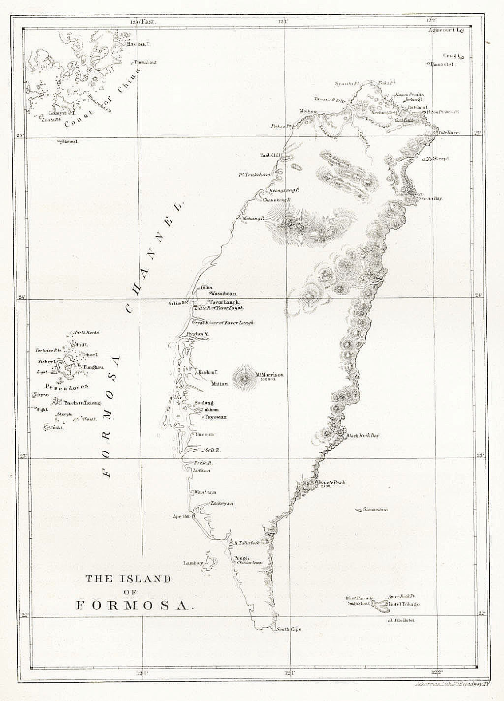 Nice Map Of Formosa. - Auction #110 | AntiquarianAuctions.com