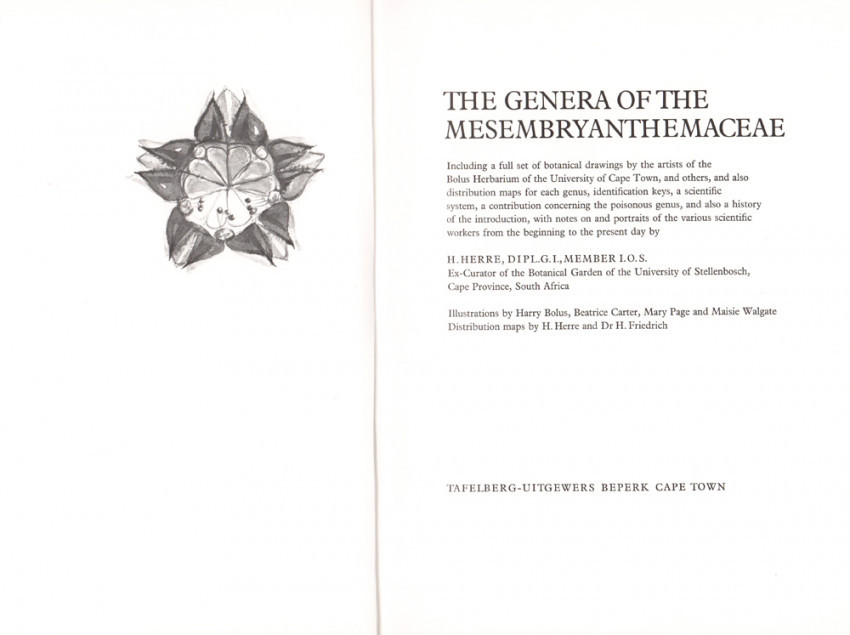 The Genera Of The Mesembryanthemaceae - Auction #118 ...