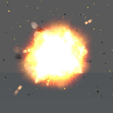 Particle System: Explosions - PLAYCANVAS