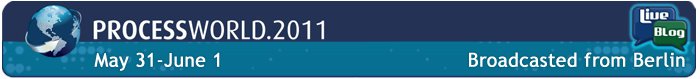Morning keynotes of second day at ProcessWorld 2011 | ARIS BPM Community