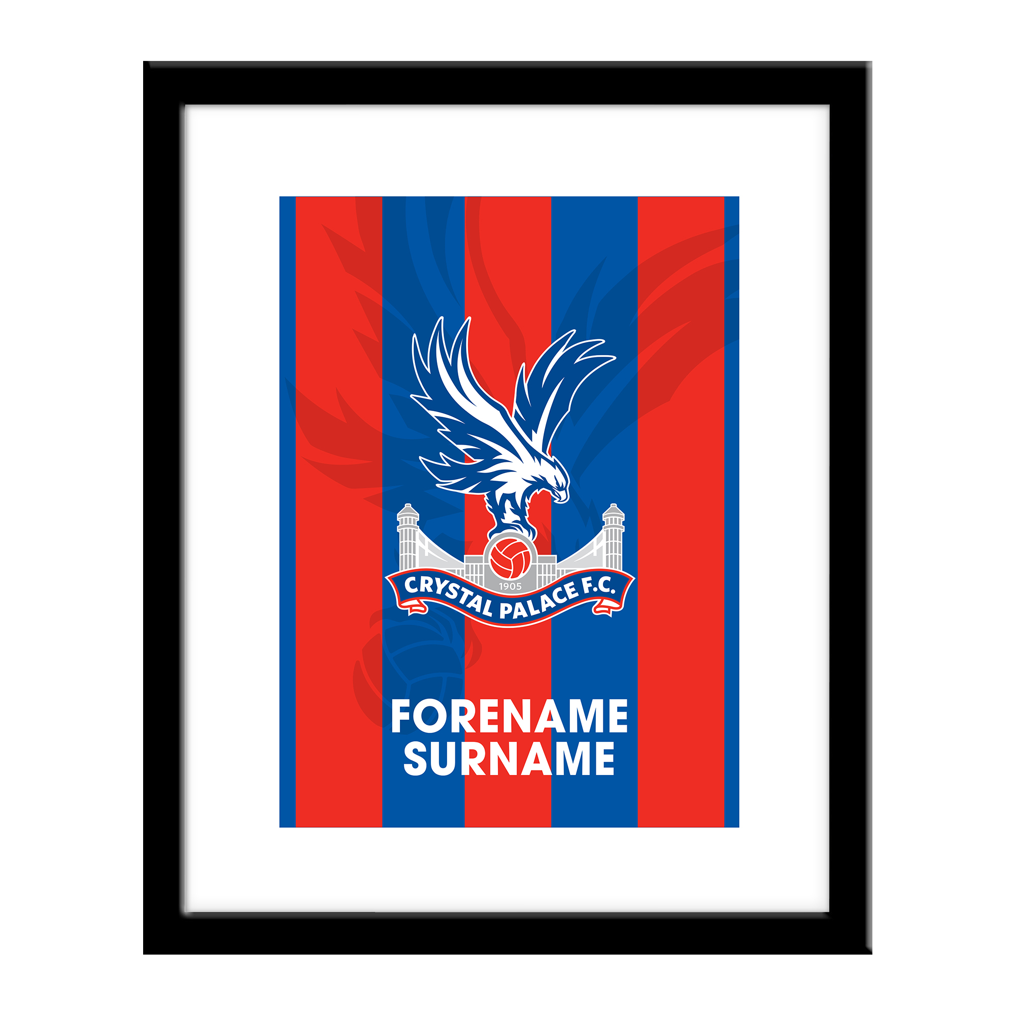 Personalised Crystal Palace FC Prints