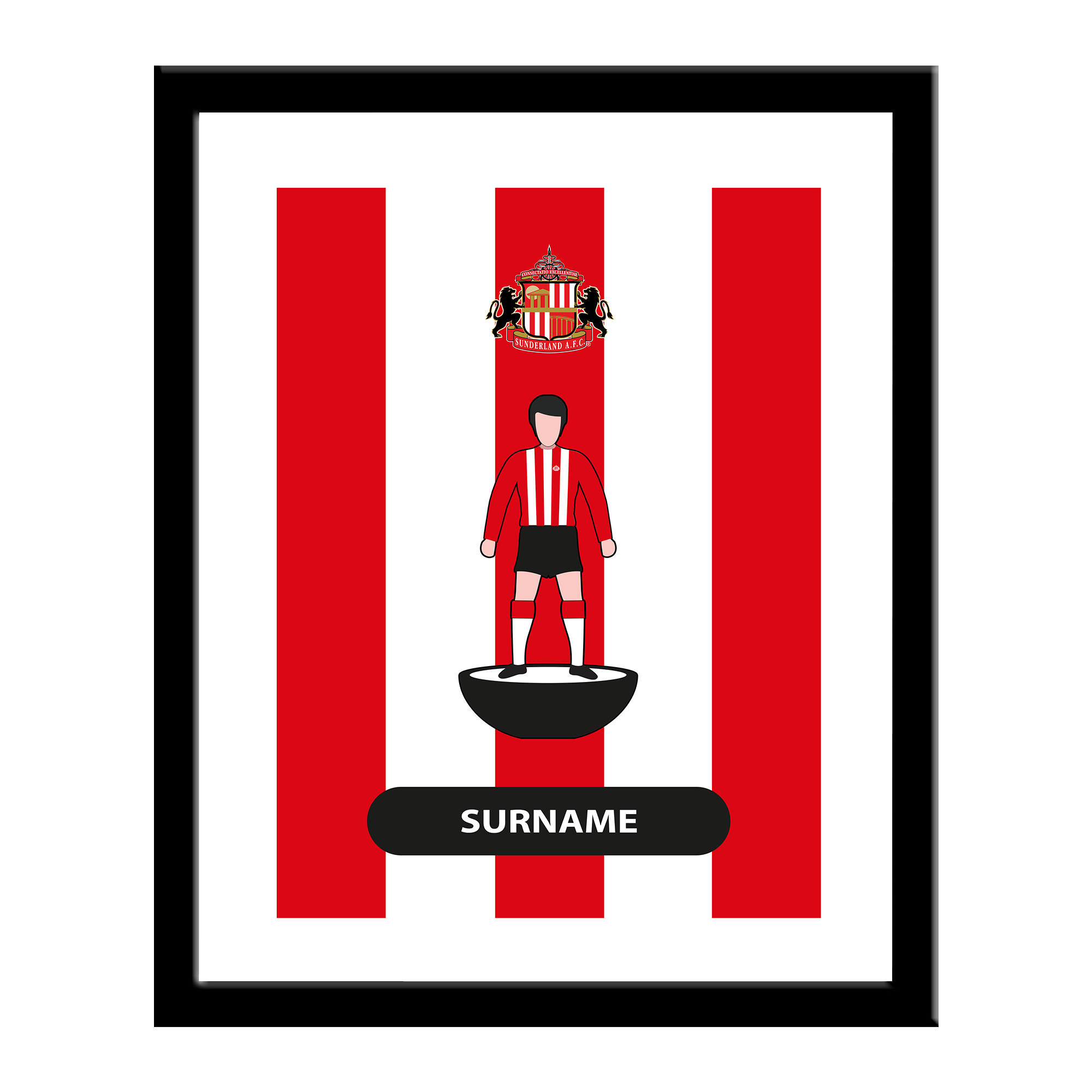 Personalised Sunderland AFC Prints