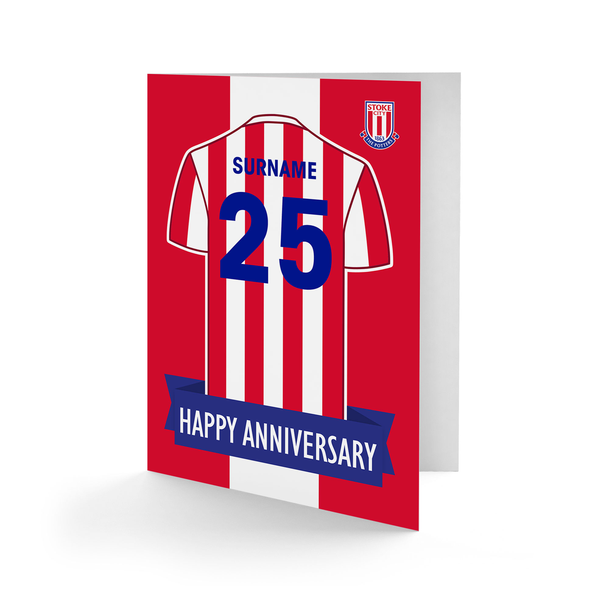 Personalised Stoke City FC Cards