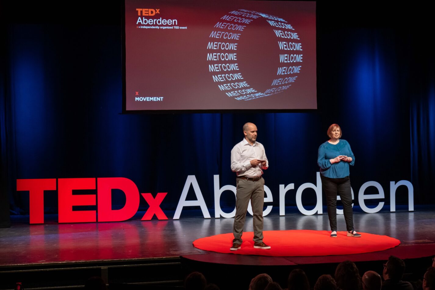 Campaign graphics for TEDx Aberdeen