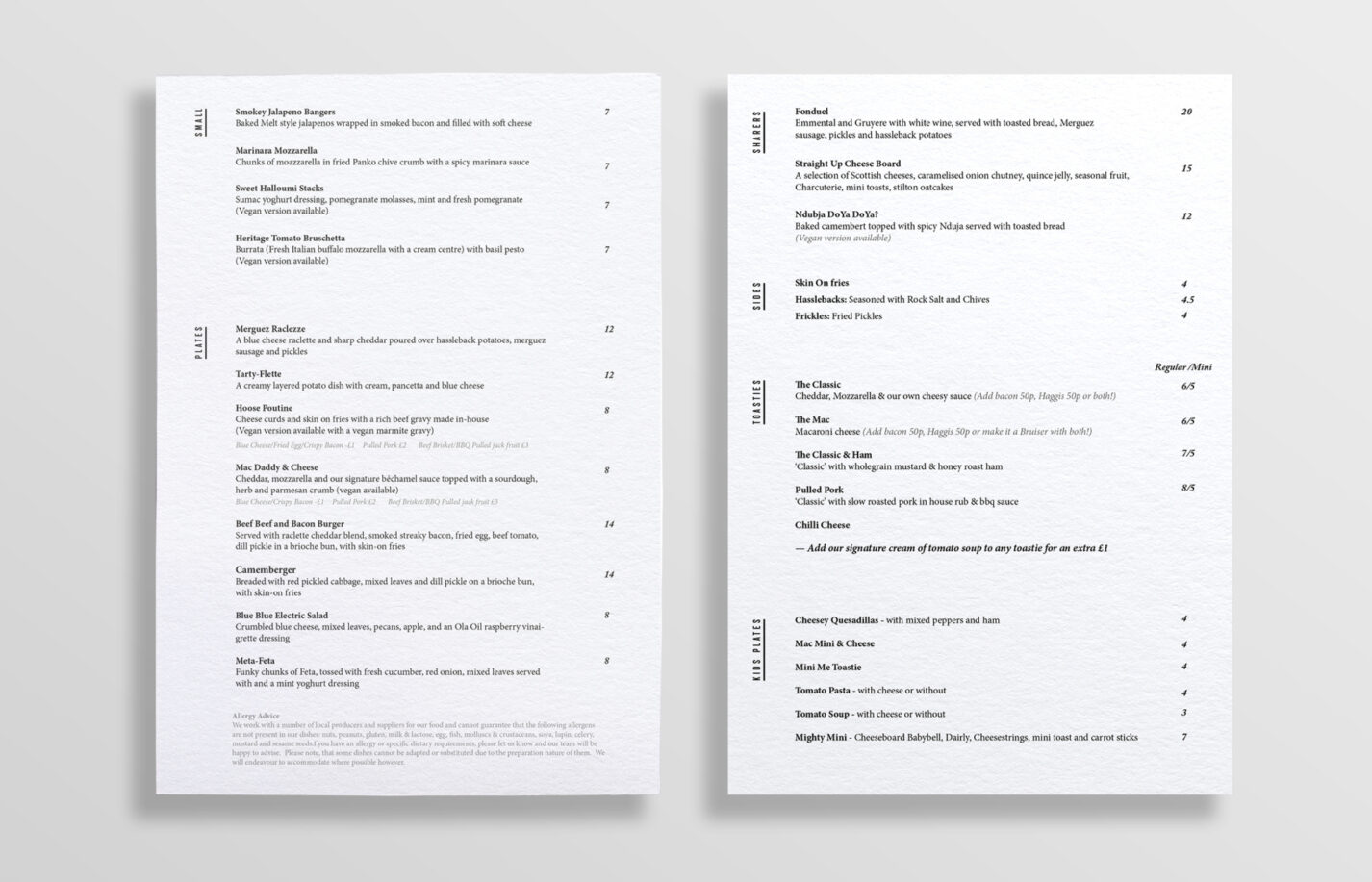 Melt - brand refresh for Aberdeen grilled cheese joint