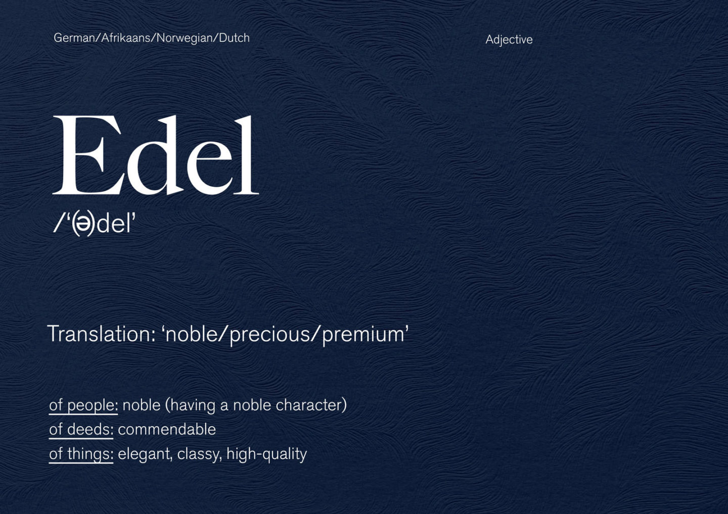 New brand for Edinburgh based Architects Edel