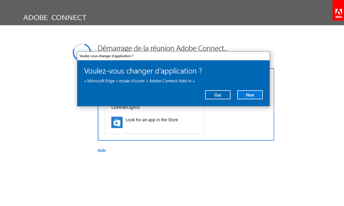 Installer le logiciel Adobe Connect Add-in - Wizzvet