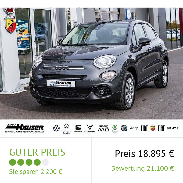 Fiat 500x Preise