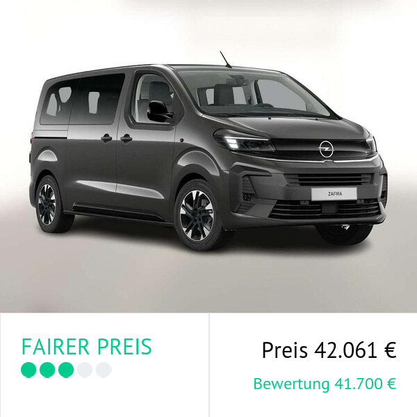 Opel Zafira Neuwagen Preis