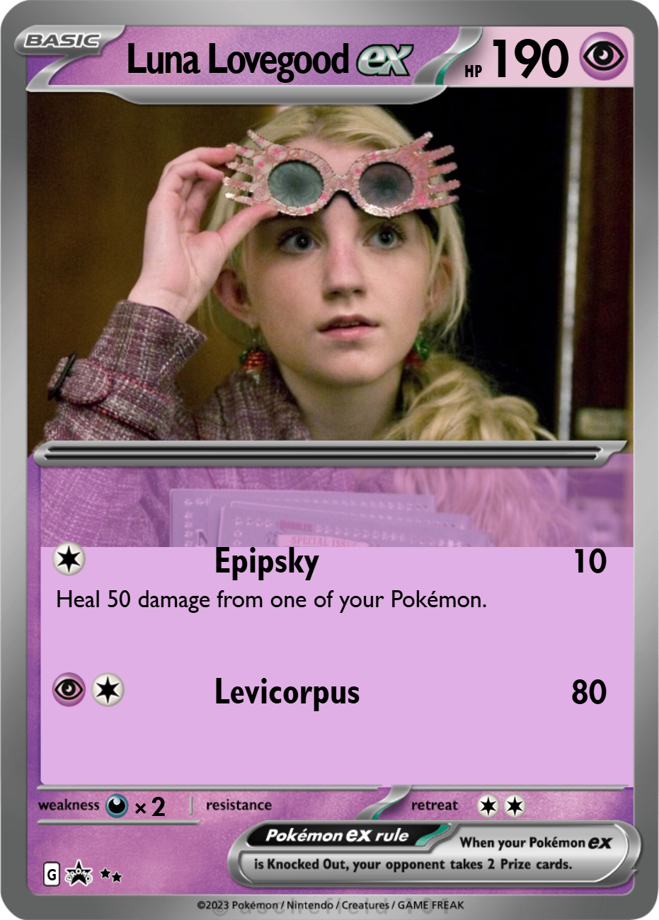 Luna Lovegood - 0000000000000000000000000 | Pokécardmaker.net