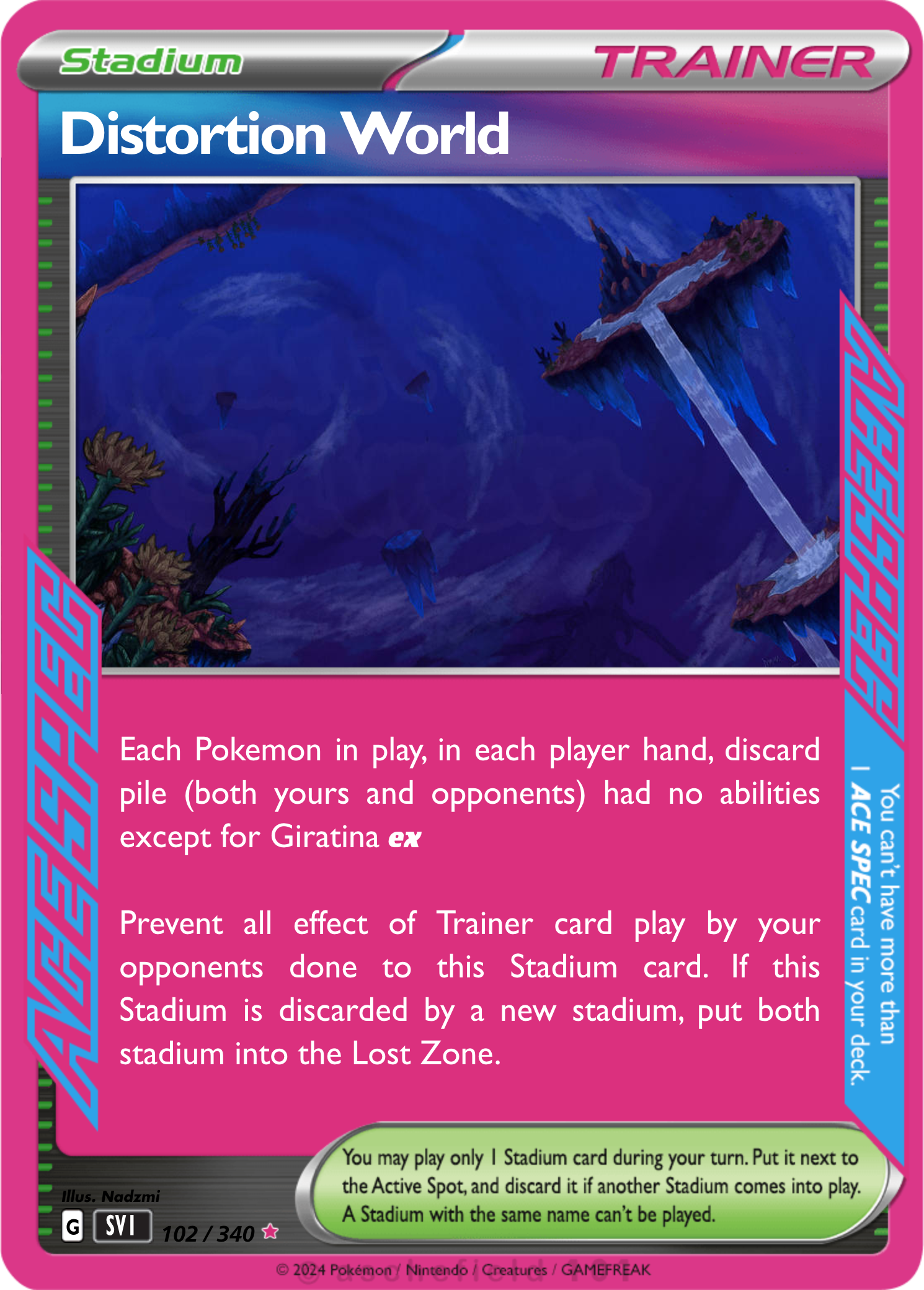 Distortion World - 100nadzmi | Pokécardmaker.net