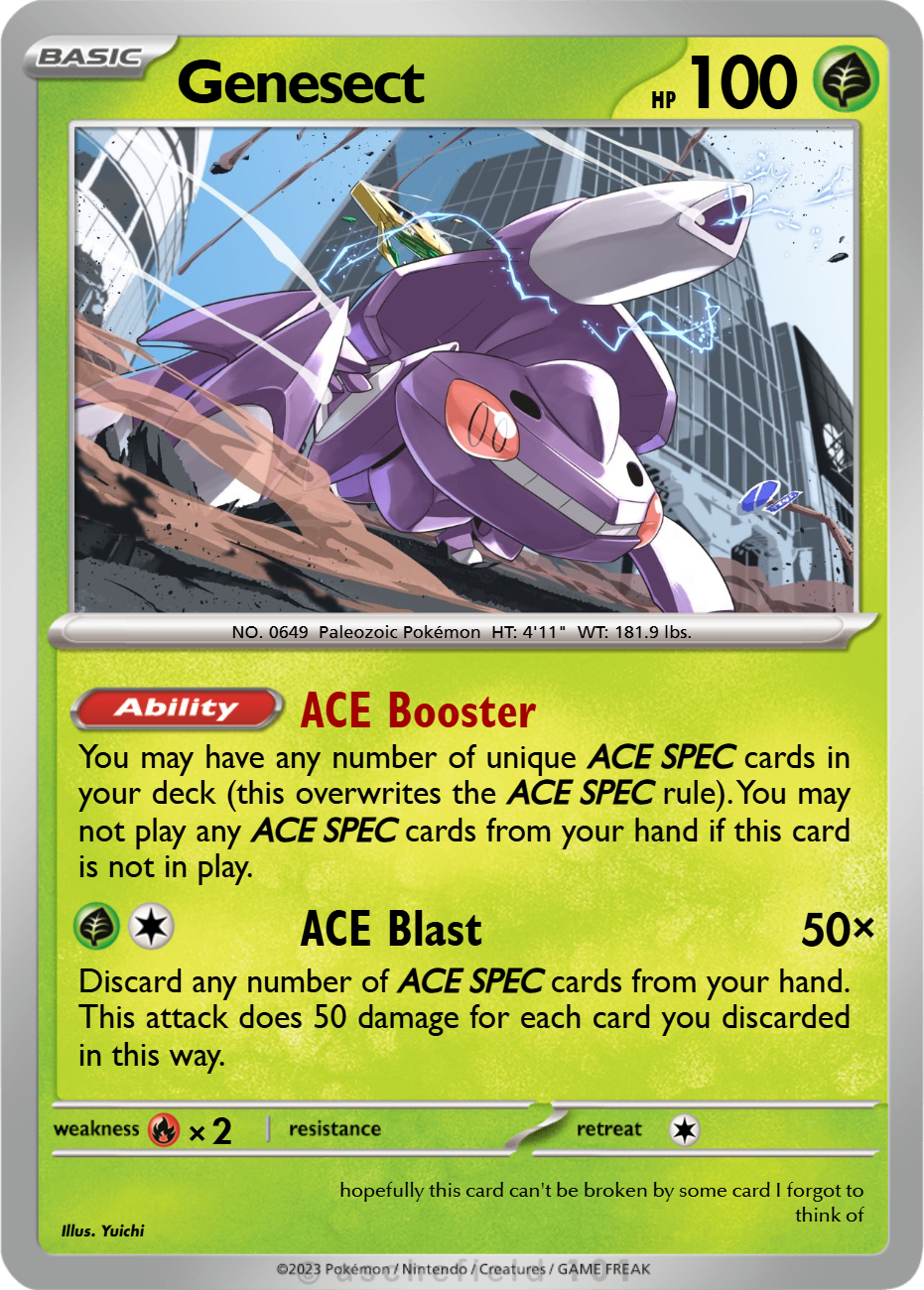 Genesect - 10types | Pokécardmaker.net